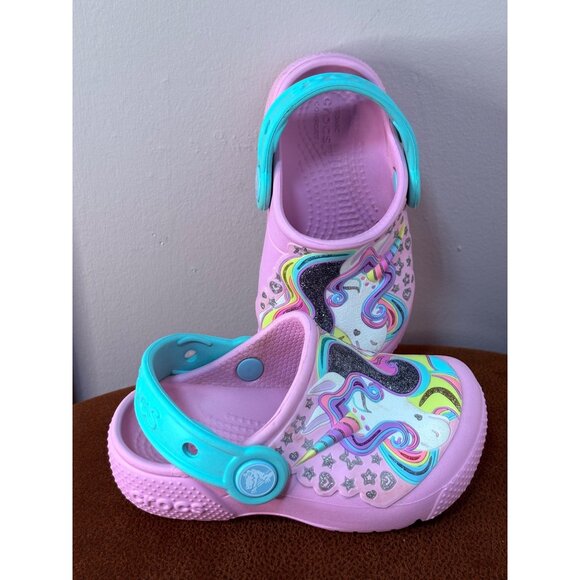 CROCS | Shoes | Crocs Little Girl Clog Toddler 7c Unicorn Little Pony ...
